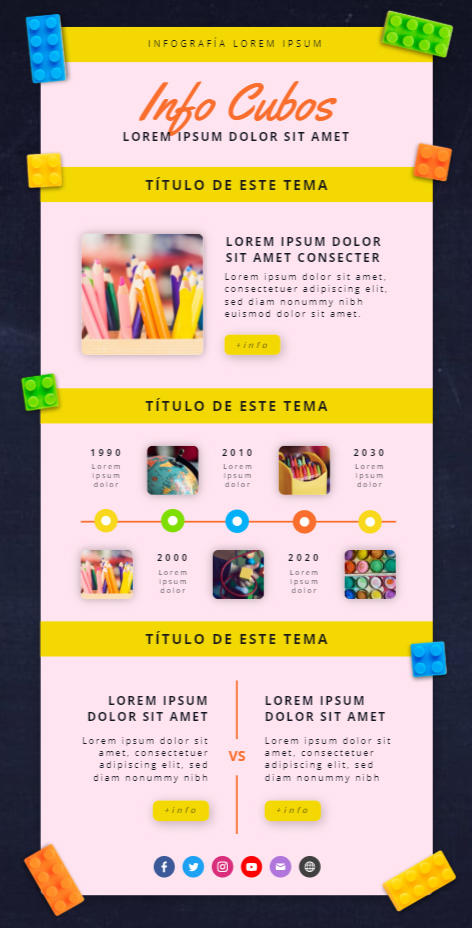 Plantillas de infografías gratis | Genially
